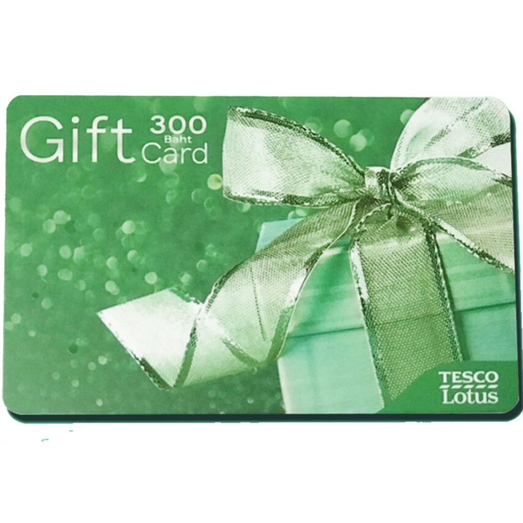 บัตร Tesco Lotus Gift Card บัตรกำนัล บัตรเงินสด โลตัส Voucher | Shopee ...