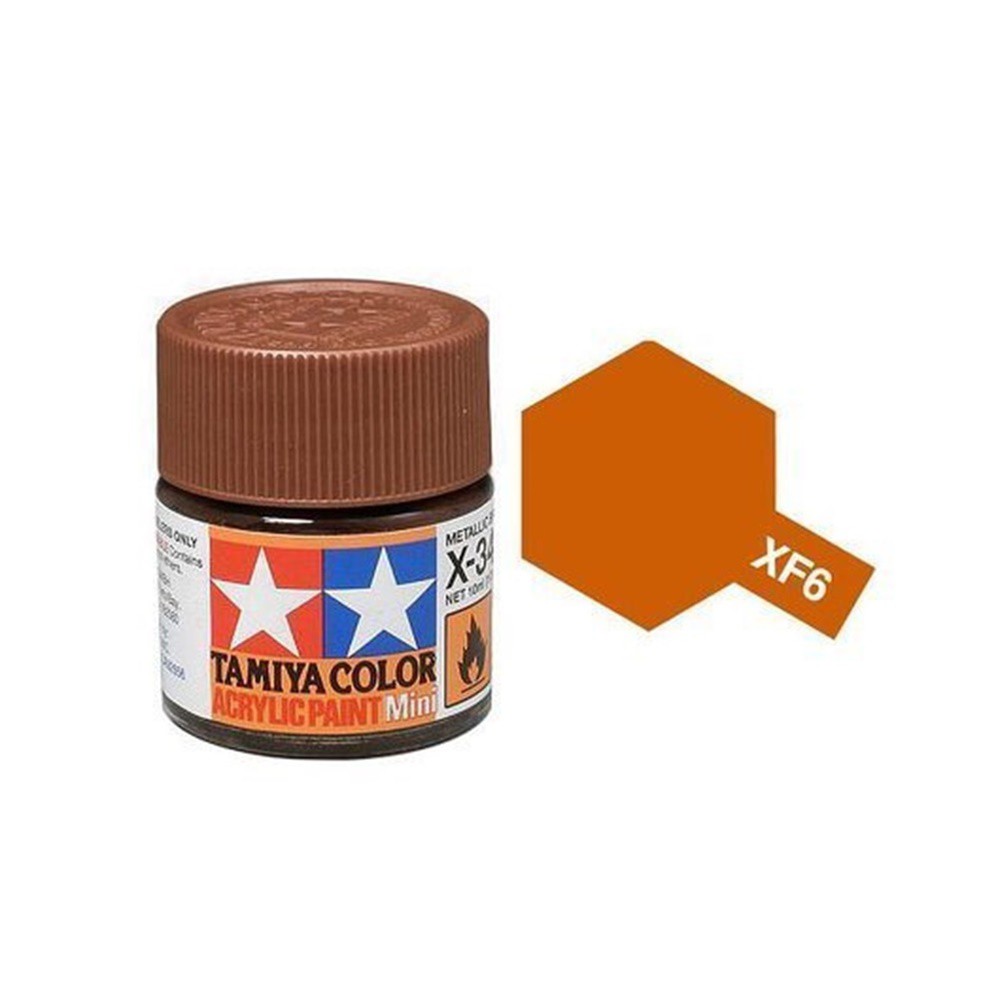 Tamiya Acrylic Paint XF-6 (Copper) | Shopee Thailand