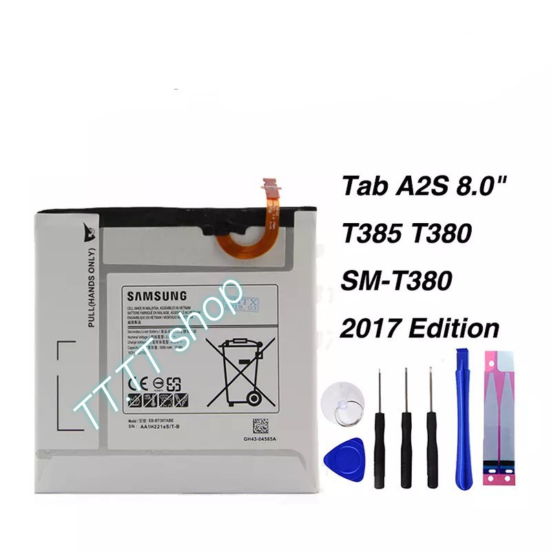 แบตเตอรี่ แท้ Samsung Galaxy Tab A2S 8.0 2017 T385 T380 SM-T380 EB ...