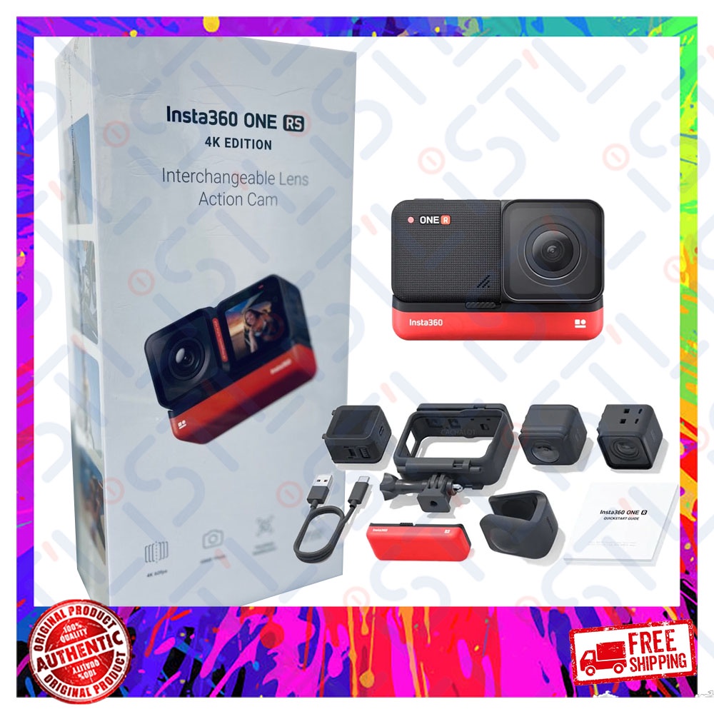 Insta360 One RS 4K / RS Twin Action Video Camera | Shopee Thailand