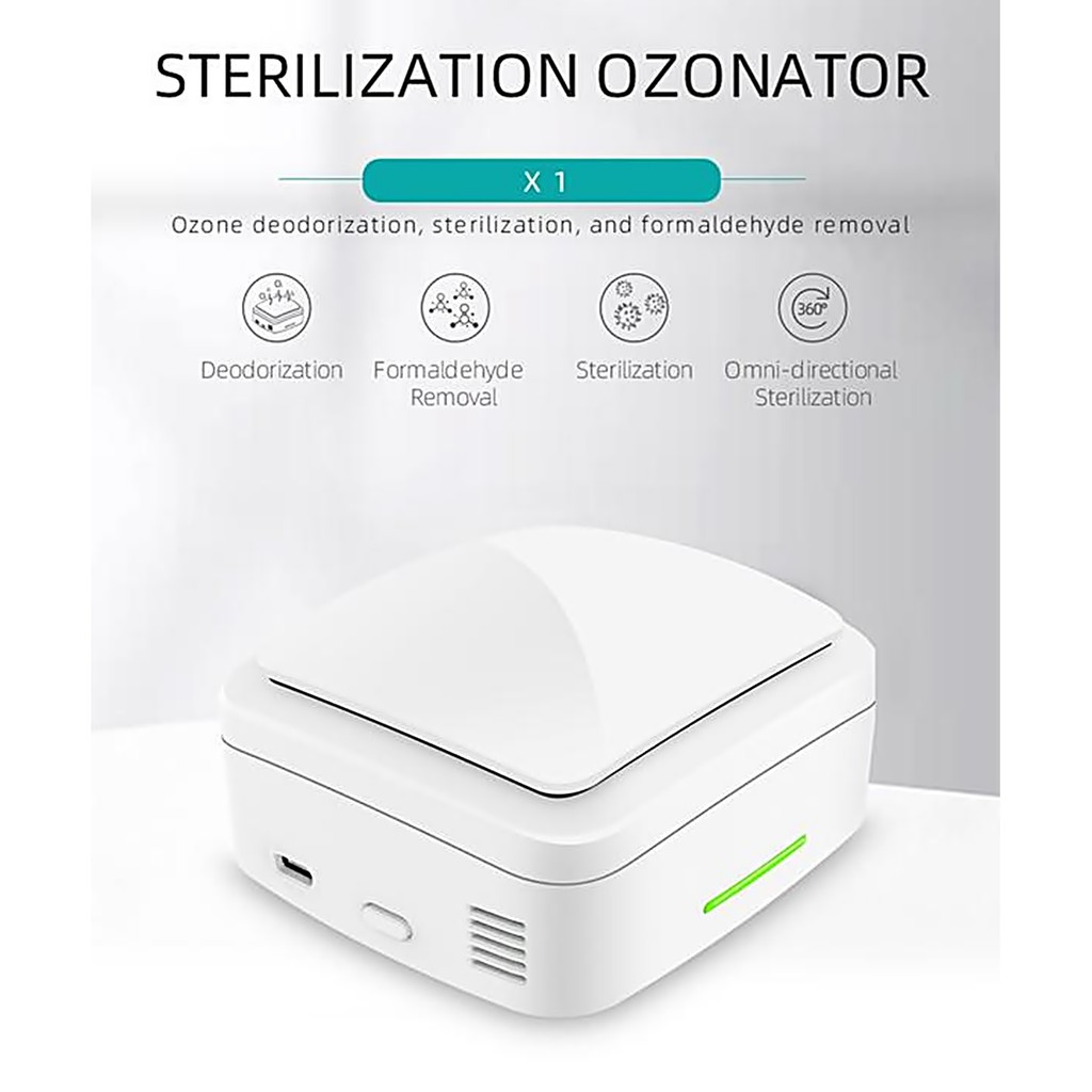Portable Ozone Generator Odor Cleaning Box Smell Eliminator Cleaner ...