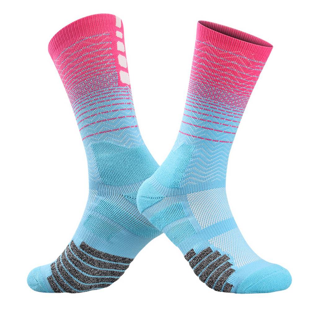 Mid-Calf Compression Running Socks ถุงเท้าวิ่งยาวครึ่งแข้งรัดกล้ามเนื้อ ...