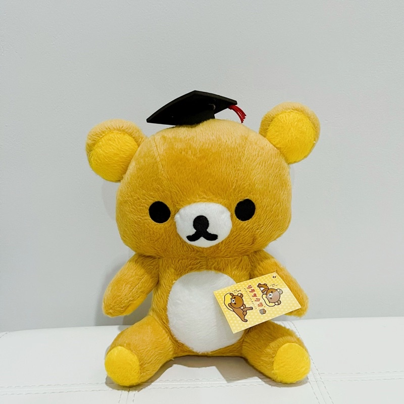 Rilakkuma sitting ตุ๊กตารีลัคคุมะ ใส่หมวกรับปริญญา 22 cm ลิขสิทธิ์แท้ ...
