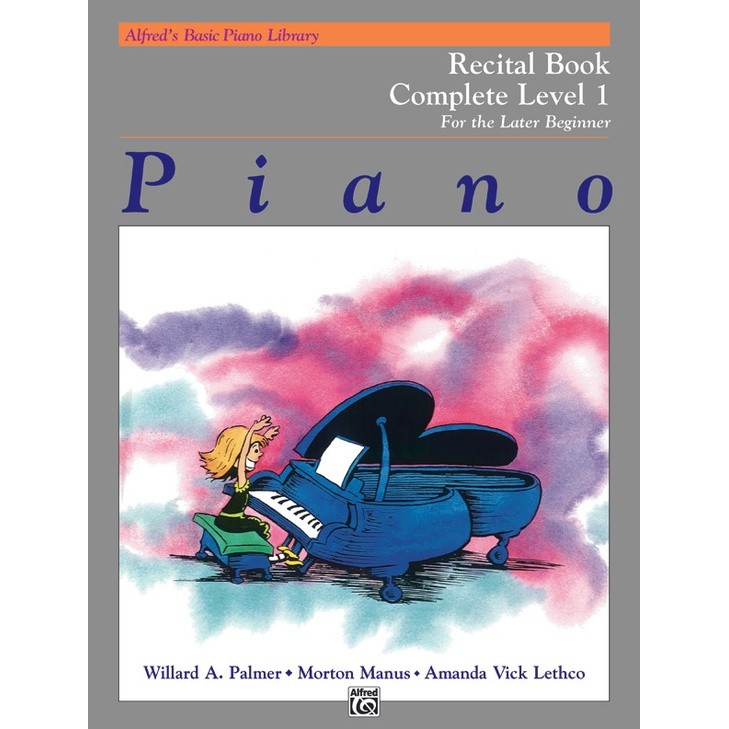หนังสือเรียนเปียโน Alfred's Basic Piano Library: Recital Book Complete ...