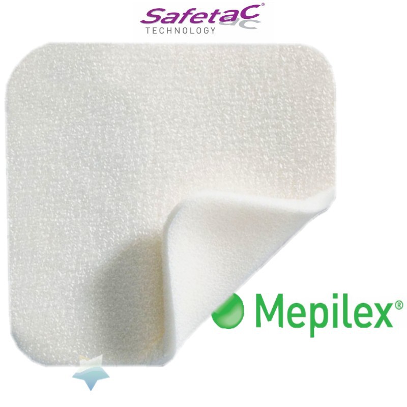 💉ใช้ดีมาก💉 Molnlycke Mepilex แผ่นโฟมปิดแผลกดทับ ขนาด 10x10cm. 1ซอง/1 ...