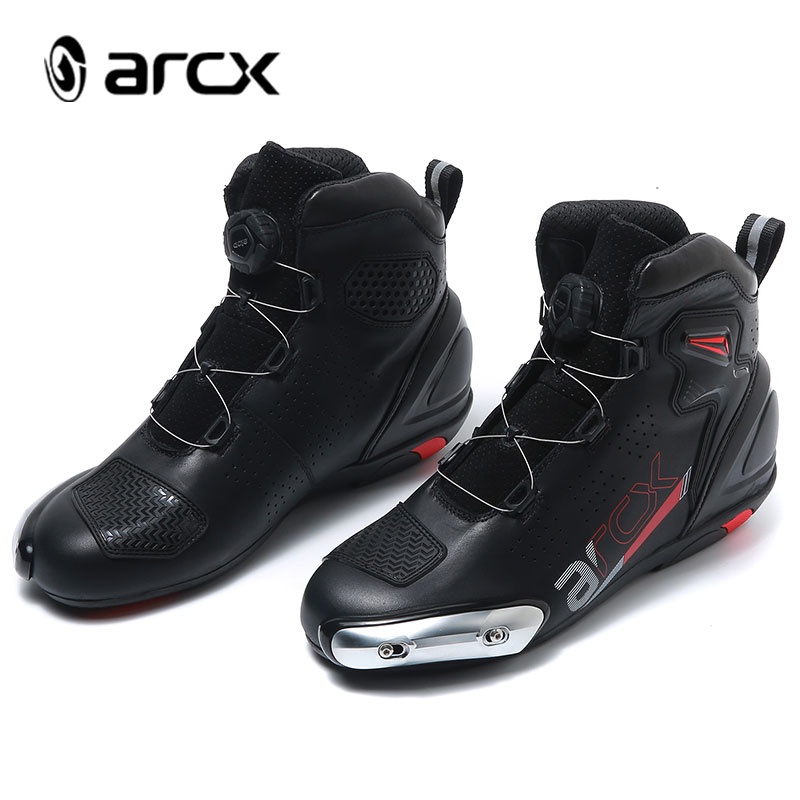 Arcx รองเท้ารถจักรยานยนต์ผู้ชายแข่งขี่ Four Seasons รองเท้า Breathable ...