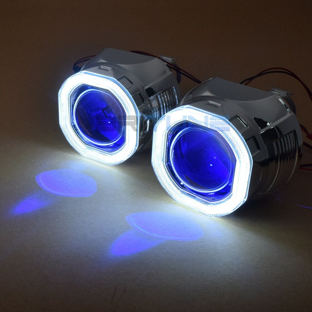 Britune Bi-xenon เลนส์โปรเจคเตอร์ 8.0 Angel Devil Eyes H4 H7 2.5 นิ้ว ...