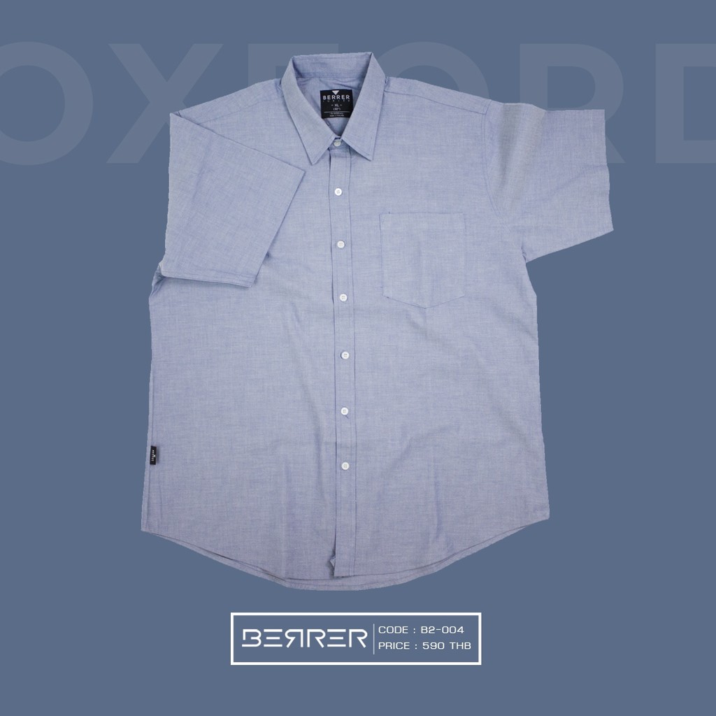 เสื้อเชิ้ตแขนสั้นไซซ์ใหญ่ โทนสีอ่อน [BERRER OFFICIAL STORE] | Shopee Thailand