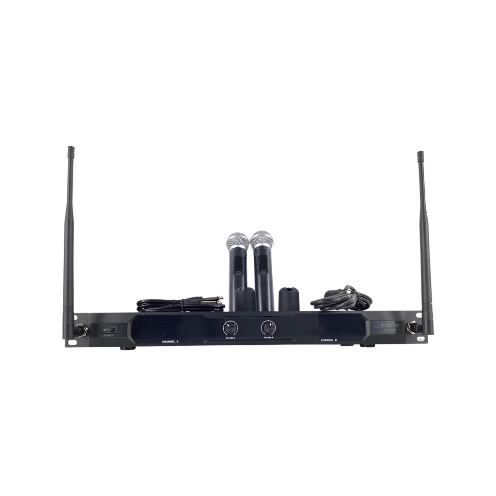 ฟรีค่าส่ง MICROTECH MT777S ไมค์โครโฟนไร้สาย(แบบถือ)จูนคลื่นได้ มีเสาหน้า/ชุด MT-777S MT 777S ...