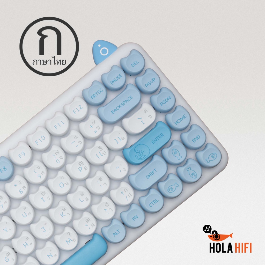 IQUNIX M80 Purry Cat Wireless Mechanical Keyboard - ภาษาไทย รับประกัน 1 ...