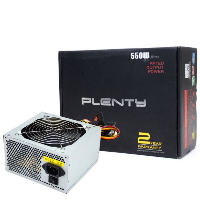 POWER SUPPLY(พาวเวอร์ซัพพลาย) PLENTY P550 WATT(550 วัตต์) | Shopee Thailand