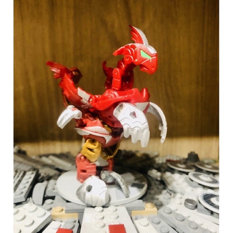 Bakugan Bakufusion Betakor Red Pyrus Radizen and Bakugold Roxtor ...