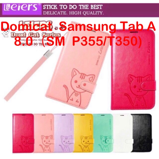 เคส ฝา พับ Domicat Samsung Tab A 8.0（SM P355/T350)Tab A 7.0(T285-T280 ...
