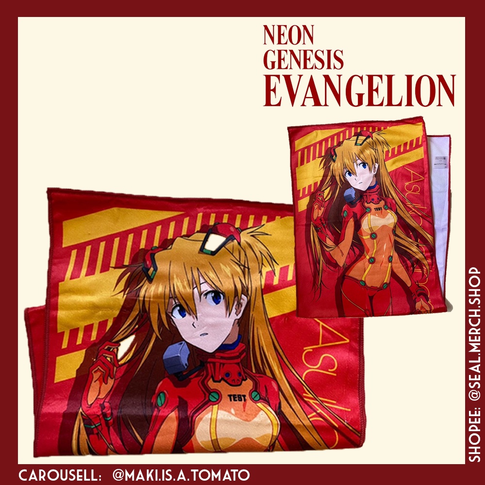 Asuka SORYUU LANGLEY NEON GENESIS EVANGELION BIG TOWEL ANIME MERCH จาก ...