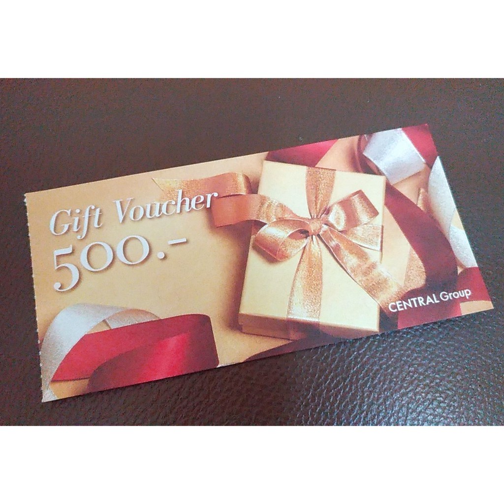 (ส่งฟรี) Gift Voucher Central Group 500 บาท | Shopee Thailand