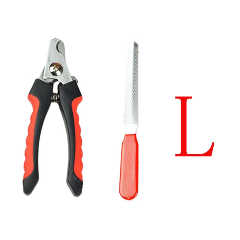 กรรไกรตัดเล็บสุนัข แมว แถมตะไบ สีดำ-แดง | Shopee Thailand