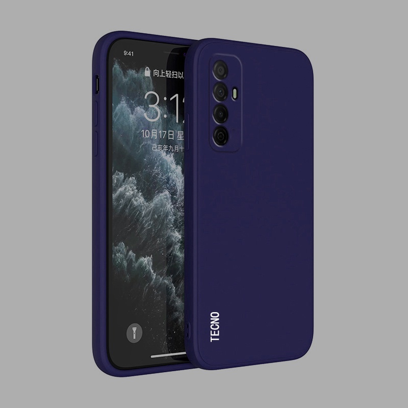 เคสโทรศัพท์ซิลิโคน Tecno Spark 7 Pro 7P 5 6 Air 6 Go 2020 2021 /Pouvoir ...