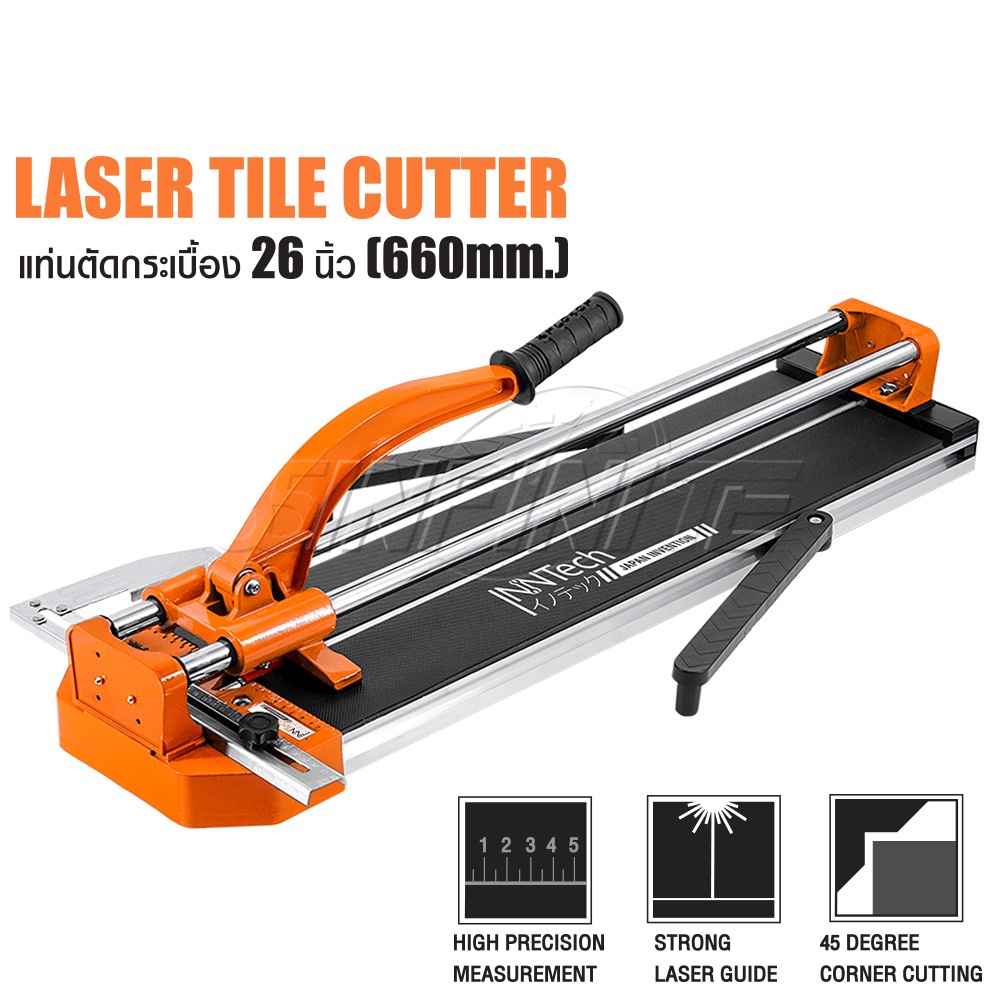 InnTech แท่นตัดกระเบื้อง พร้อมเลเซอร์นำตัด ขนาด 26 นิ้ว (660 มม.) - ที่ตัดกระเบื้อง /เครื่องตัด ...