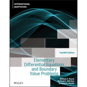 Elementary Differential Equations and Boundary Value Problems,12th ...