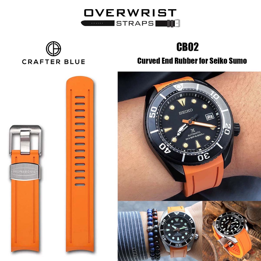 สายนาฬิกา Crafter Blue CB02 สำหรับ Seiko รุ่น Sumo | Shopee Thailand