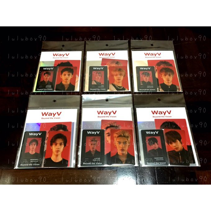 (พร้อมส่ง) #WayV beyond live official MD : ID card+deco sticker ...