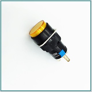 MODEL:LA16Y-11D PUSH BUTTON LAMP SWITCH 16MM.สวิตซ์ปุ่มกดกลมมีแลมป์16 ...