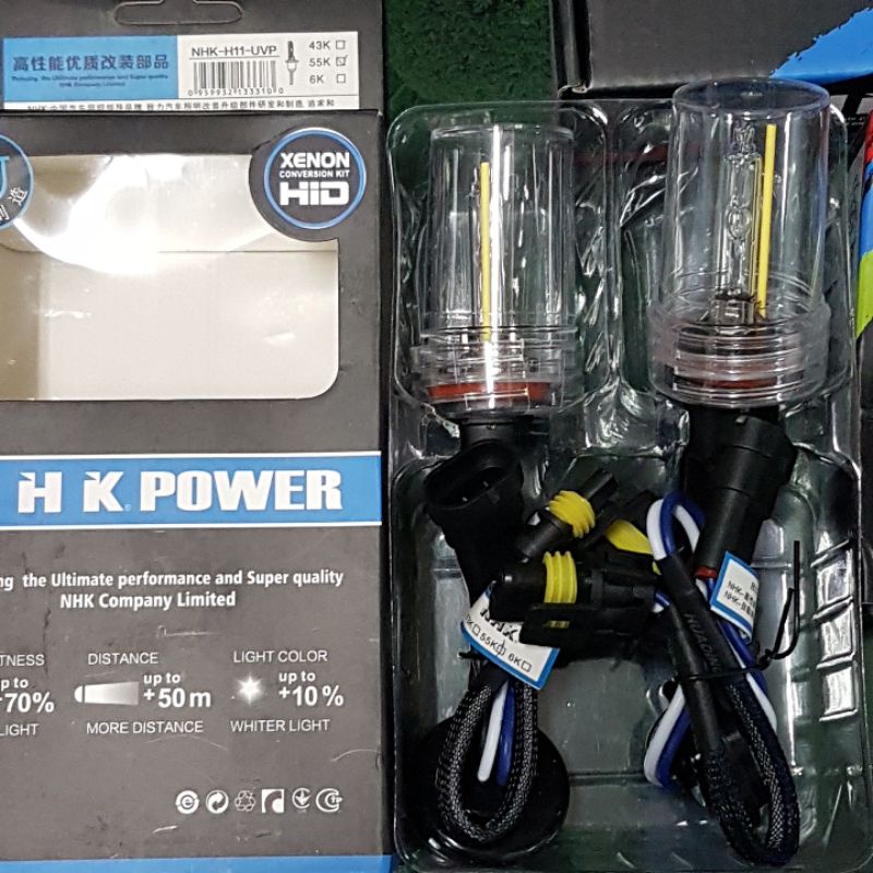 NHK หลอดไฟ xenon HID คุณภาพสูง ชนิด high lumen D2S D4S D2H H1 H7 H11 ...