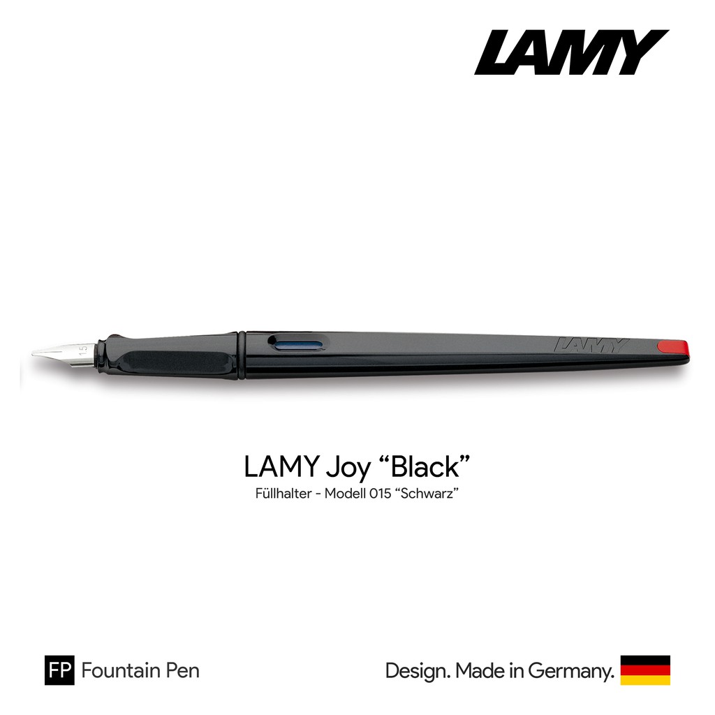 Lamy Joy "Black" Calligraphy Fountain Pen - ปากกาหมึกซึมลามี่จอย รุ่นสี ...