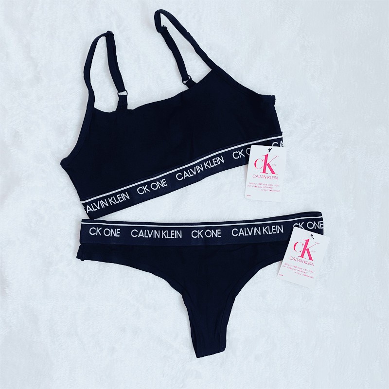 พร้อมส่ง！！ CK ONE Bra Braletteชุดชั้นใน ผู้หญิง กางเกงชั้นใน เซตชุดชั้น ...