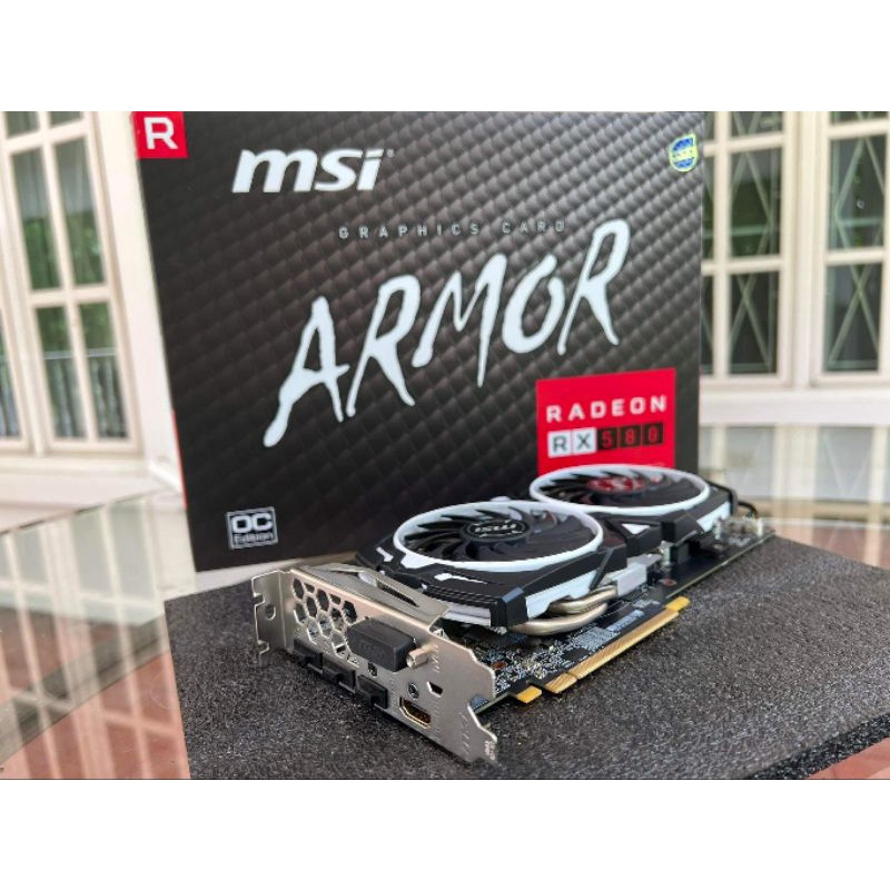 การ์ดจอ Radeon RX580 8 GB (MSI Armor) | Shopee Thailand