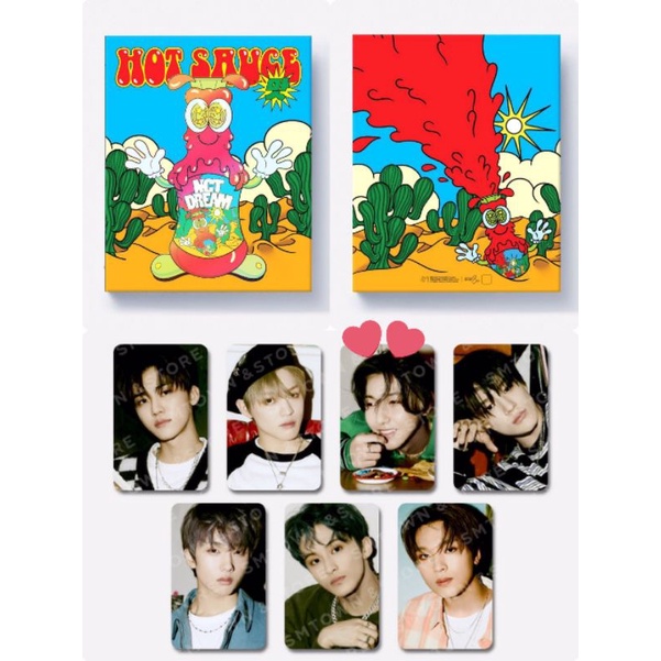 NCT DREAM HOT SAUCE MD BINDER (ยังไม่แกะ) แฟ้ม+การ์ดอินจุน/เหรินจวิ้น ...