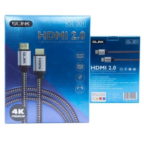 สาย Hdmi Version 2.0 G-link ความยาว 1.8m, 3m, 5m สายถัก แข็งแรง (ออกใบกำกับภาษีได้) | Shopee ...
