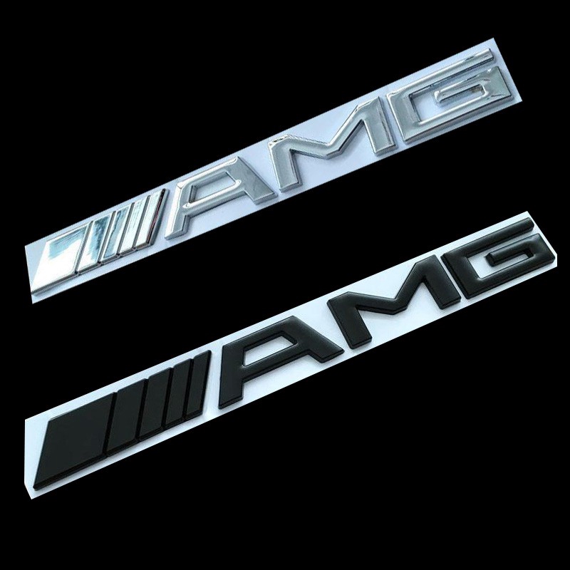 3D ABS Chrome AMG ป้ายสติ๊กเกอร์ Mercedes-Benz Trunk Decal SL SLK Class ...