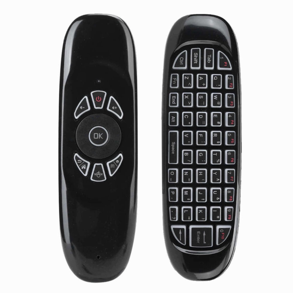 MJSK Gadgets Air Mouse Mini Wireless C120 QWERTY Keyboard Voice Six ...