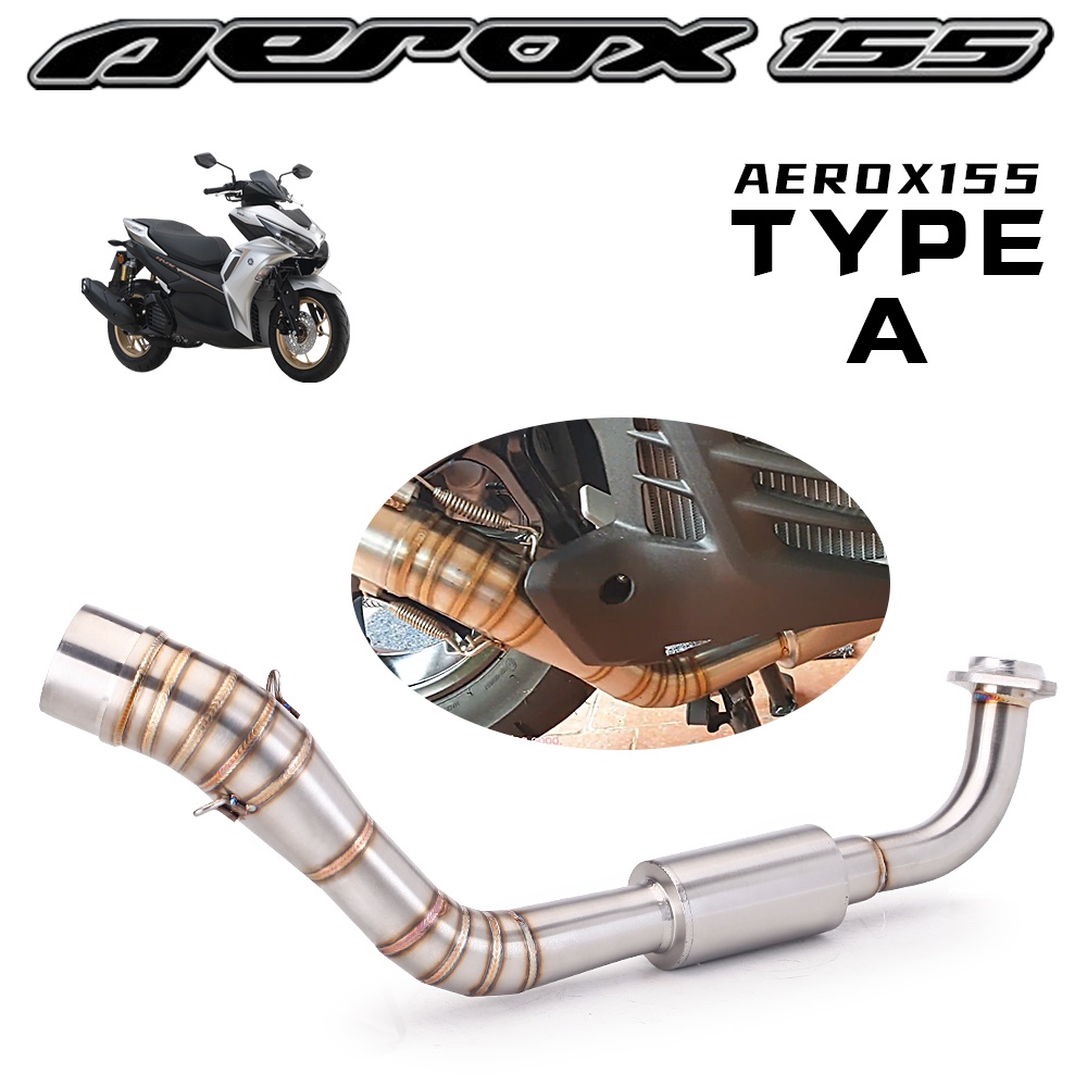 YAMAHA AEROX 155 v1 and v2 / NMAX 155 V2 ชุด AKRAPOVIC พร้อมศอก 51MM | Shopee Thailand