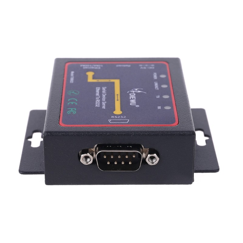 Db9 Rj45 To Rs232 Ethernet Tcp / Ip Serial Serial Server อุปกรณ์โมดูลเชื่อมต่ออินเทอร์เน็ต ...