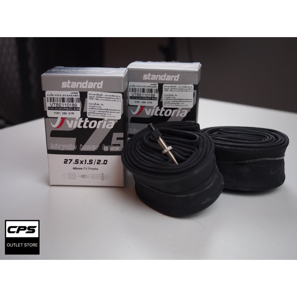 ยางในจักรยานเสือภูเขา Vittoria Standard Inner Tubes 27.5x1.5/28c FV 48mm จุ๊บเล็ก | Shopee Thailand
