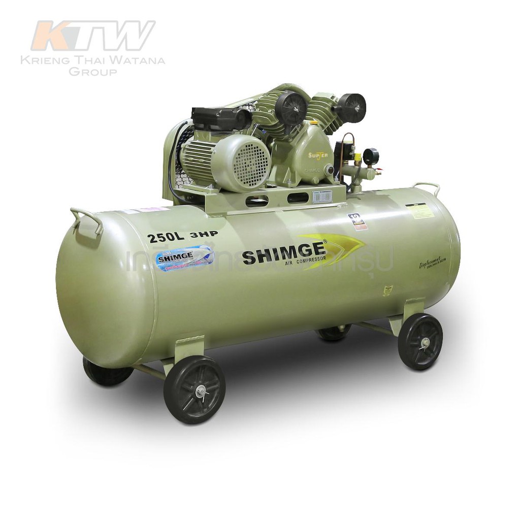 SHIMGE SGJ-2070-250 ปั๊มลมขับสายพาน3HP 250L-1PH รับประกันสินค้า 1 ปี (สินค้าพร้อมจัดส่งทันที ...