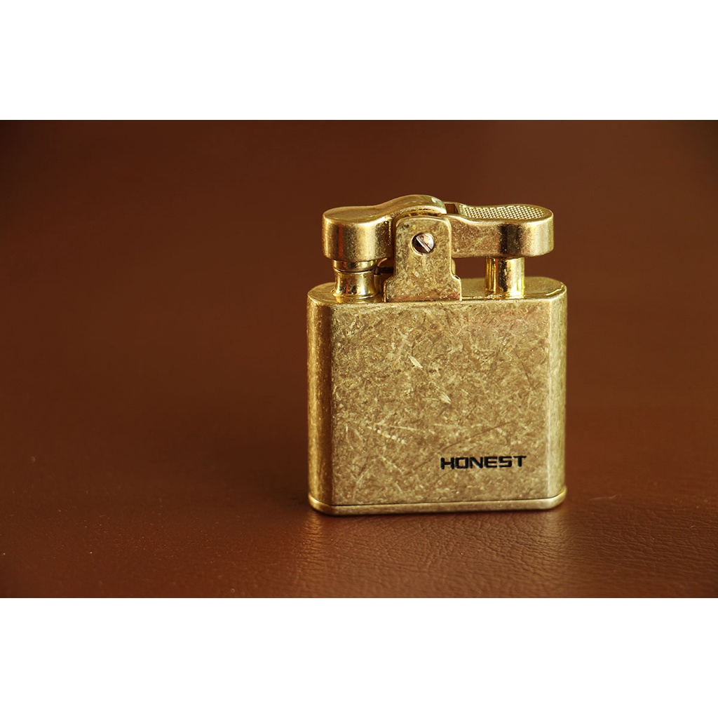 ไฟแชคทองเหลืองแท้ Honest Promise Luxury Lighter สีทอง คลาสสิค ของแท้100 ...