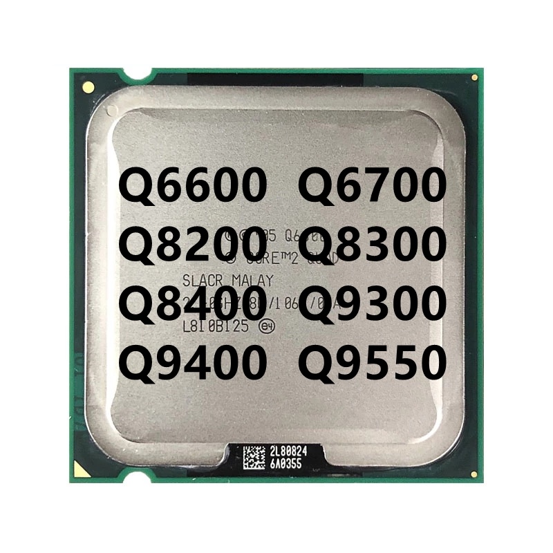 หน่วยประมวลผล CPU Q6600 Q6700 Q8200 Q8300 Q8400 Q9300 Q9400 Q9550 Quad Core LGA 775 | Shopee ...