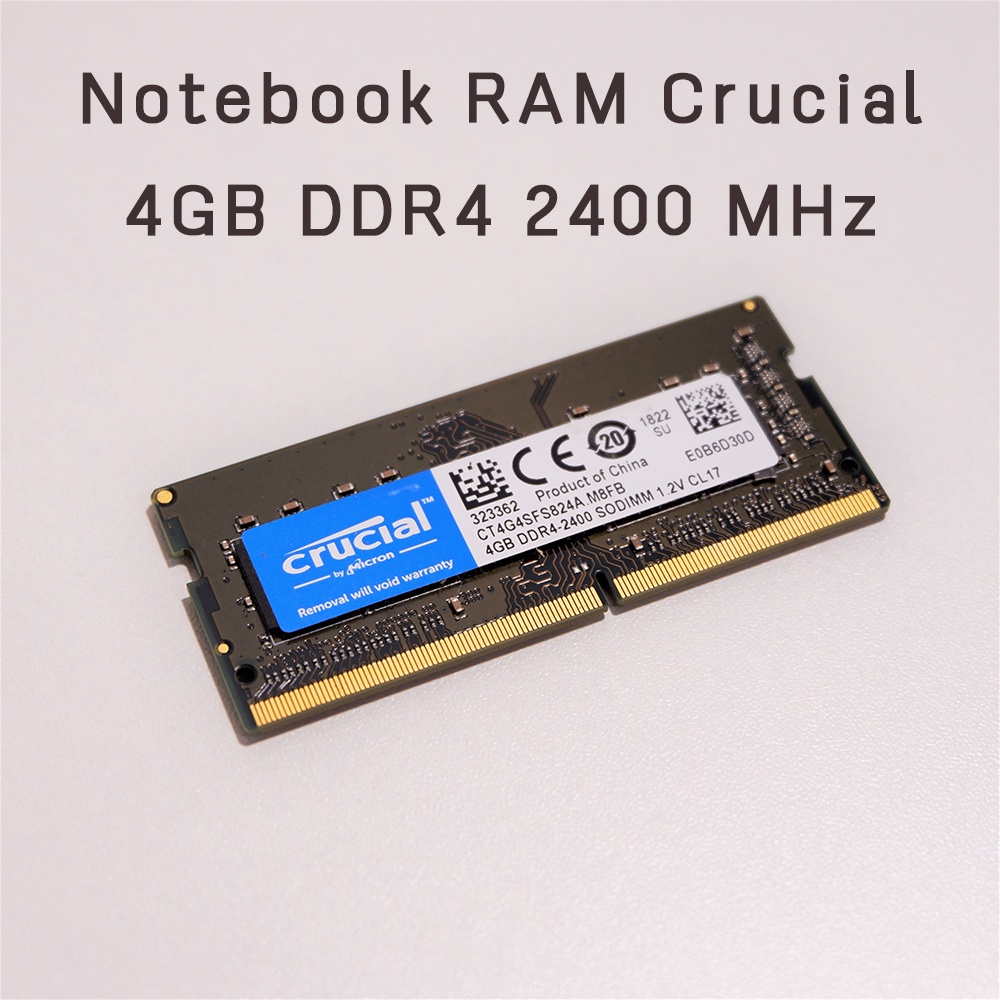 แรมโน๊ตบุ๊ค มือสอง Crucial 4GB DDR4 2400 MHz RAM Notebook | Shopee Thailand