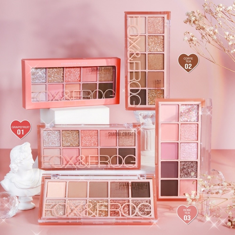ซิวานน่า อายแชโดว์ พาเลทท์ SIVANNA FOX & FROG EYESHADOW PALETTE HF158 ...