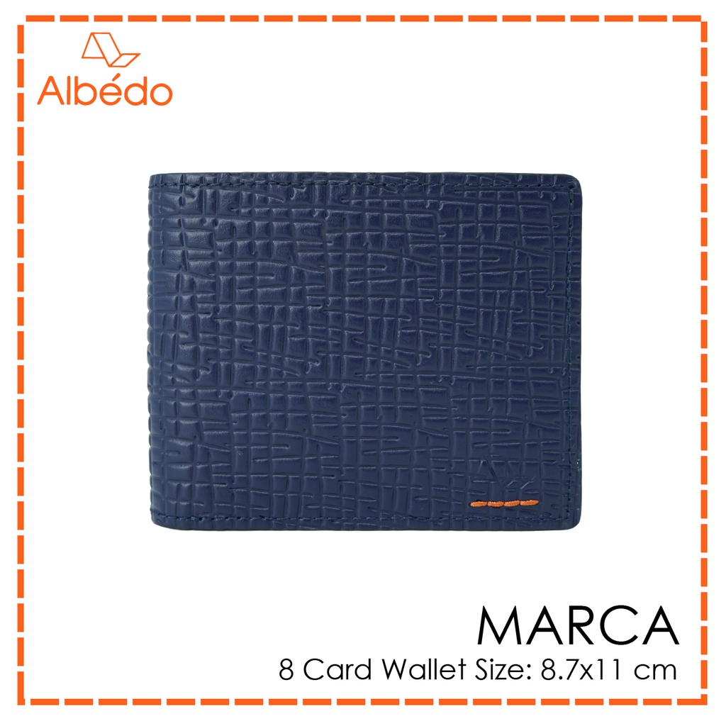 [Albedo] MARCA 8 CARD WALLET กระเป๋าสตางค์หนังแท้ รุ่น MARCA - MC00255 ...