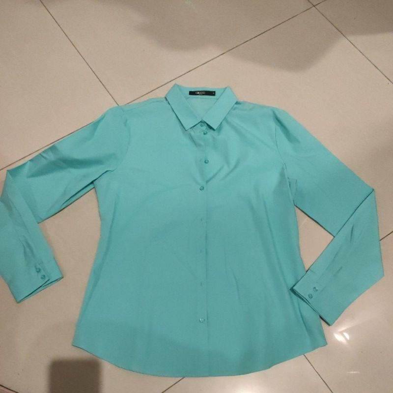 เสื้อ G2000 size 38 สีเขียวพาสเทล สภาพดี ไม่หมอง | Shopee Thailand