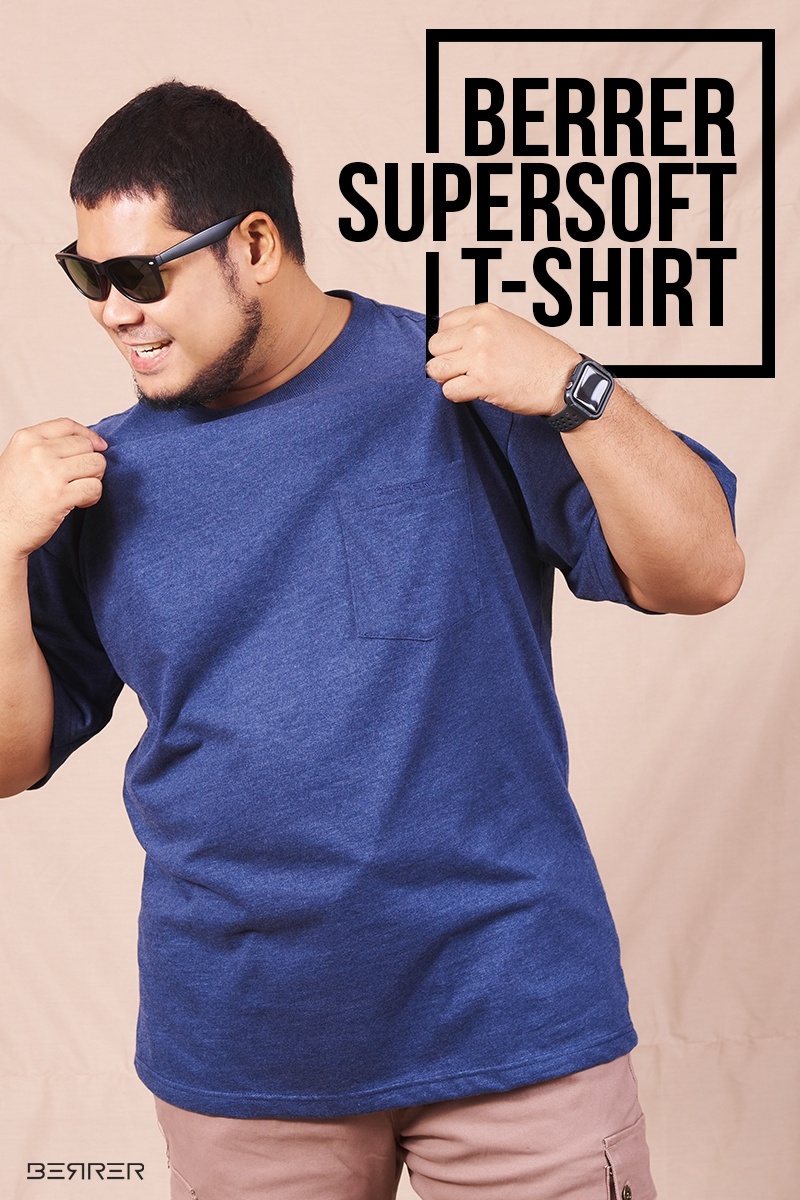เสื้อยืดแขนสั้น Supersoft ไซซ์ใหญ่ [BERRER OFFICIAL STORE] | Shopee Thailand
