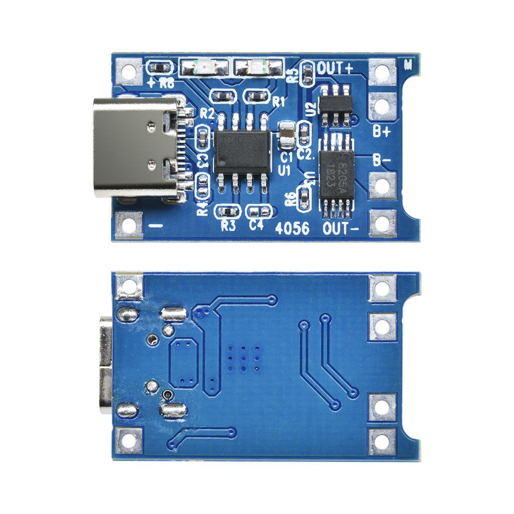 BMS โมดูลชาร์จแบต แบบมีวงจรป้องกัน micro usb สำหรับ แบต 3.7 v 1S ตัดไฟ ...