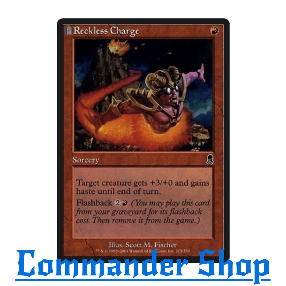 Reckless Charge (Sorcery) Red Haste การ์ด Magic The Gathering (MTG ...