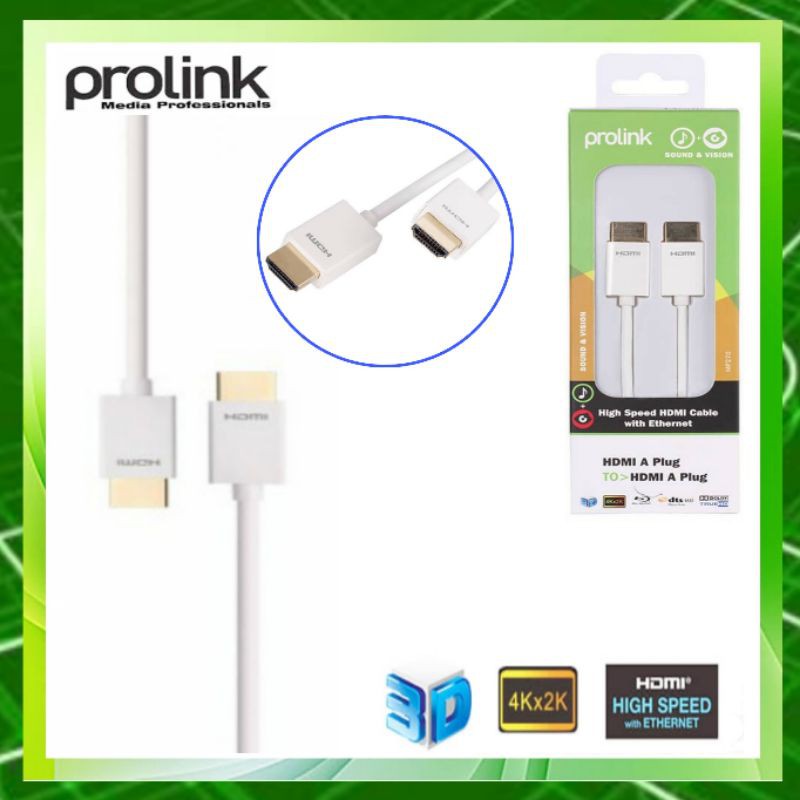 Prolink HDMI Type A plug to Type A plug 2 Meters MP270 | Shopee Thailand