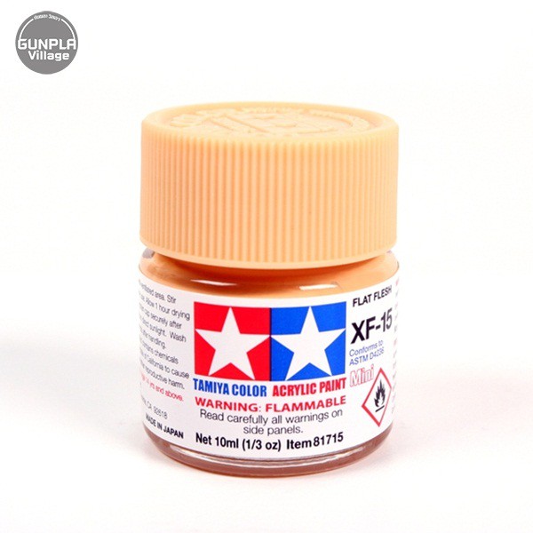 Tamiya 81715 Acrylic Mini XF-15 Flat Flesh 45035623 (สี) | Shopee Thailand