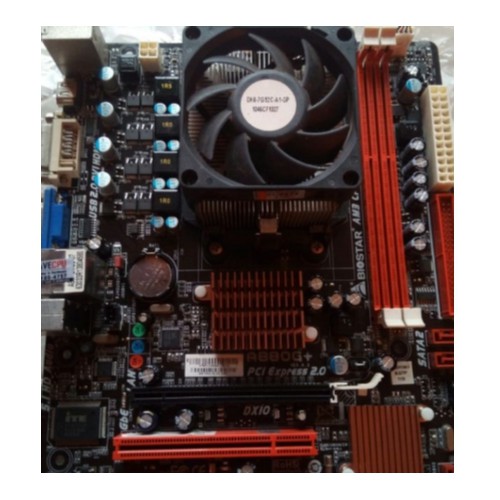 AMD Phenom II X4 955 +Mainboard(เมนบอร์ด) A880G+ Ver. 6.x Socket : AM3 สภาพนางฟ้า มีฝาหลัง ...